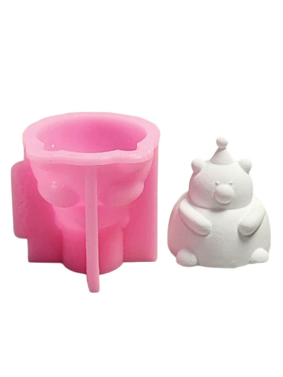 Статуэтка животного, силиконовые формы для свечей, Гипсовое украшение для мыла для свечей