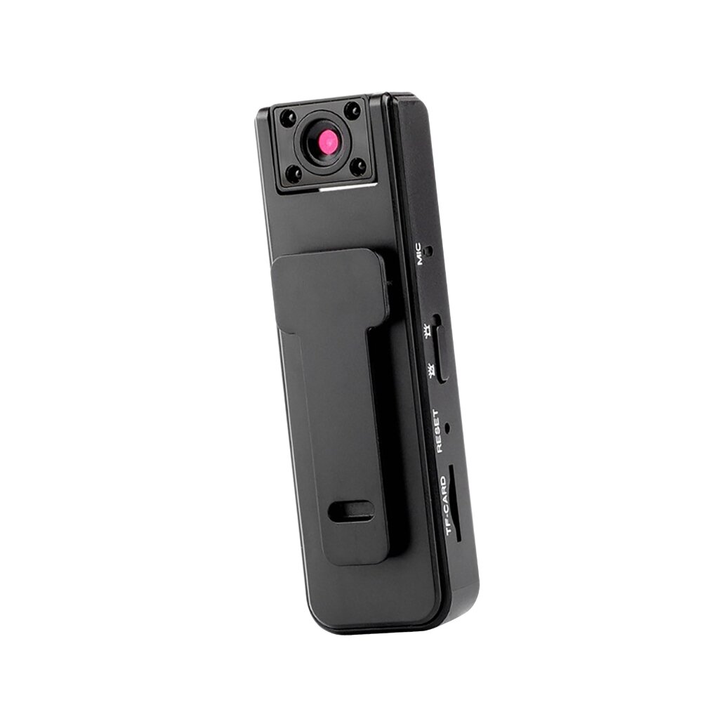Clip On Sports Camera With 1080P Resolution 4 Night Viewing Lights 500mAh Battery Multiple Modes For Outdoor Recording