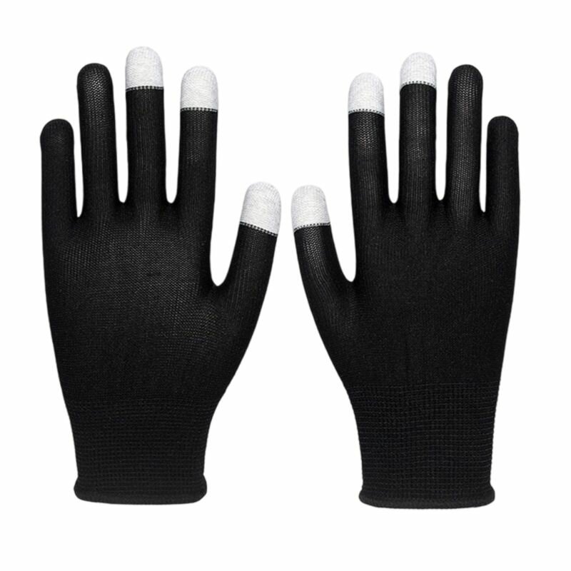 Легкие перчатки для аудиоигр с сенсорным экраном мобильного телефона-черный