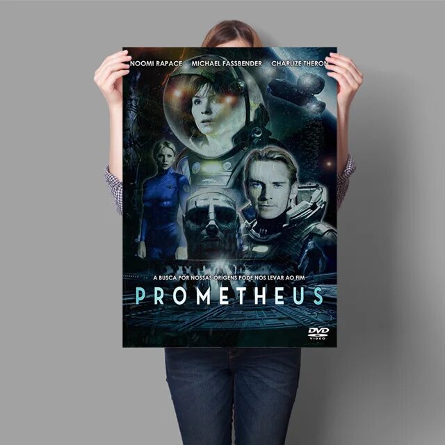 Плакат "Prometheus" 15x20см, черный, без рамки