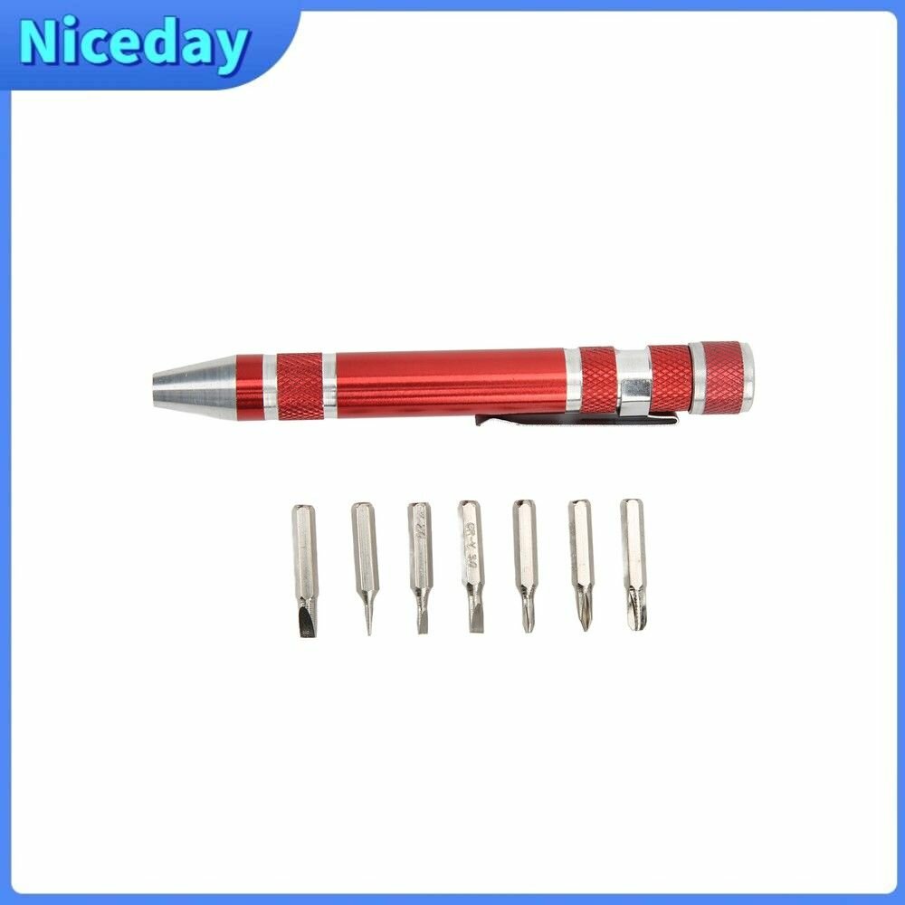 Карманная отвертка 8 в 1, магнитная, многоцелевая