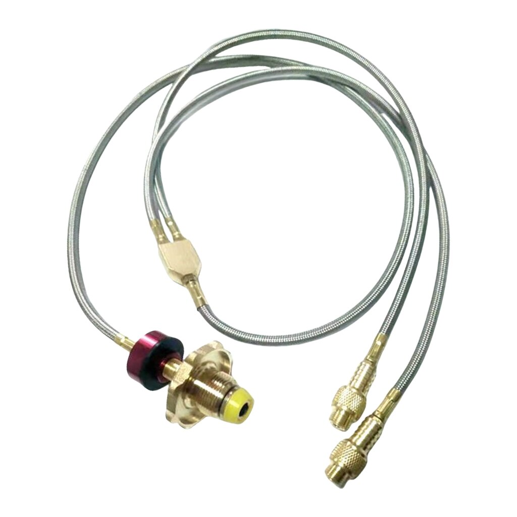 Газовый клапан с двойной трубкой для плиты кемпинга