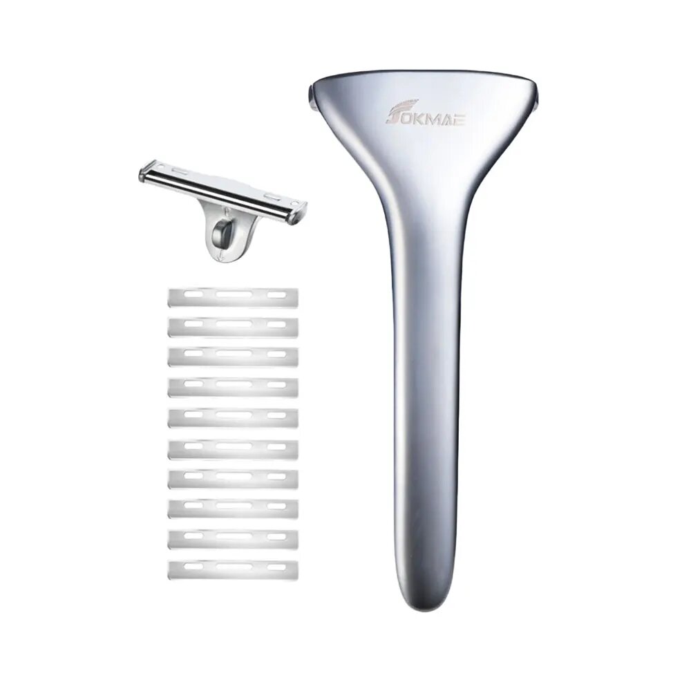 Бритва JOKMAE металлический градиент Silver2