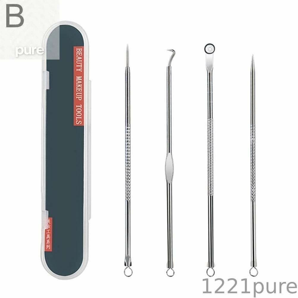 Косметологический инструмент для удаления черных точек. Набор для удаления угрей и прыщей. Прибор для чистки лица.