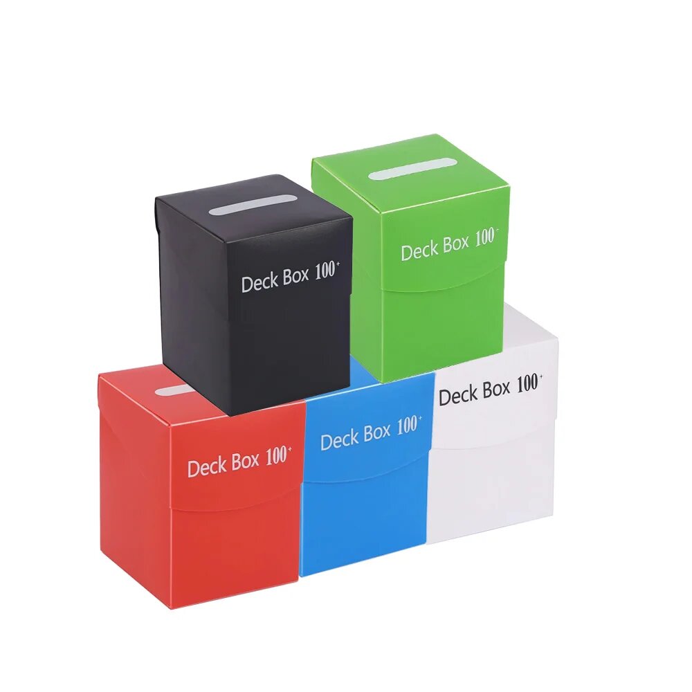 Многоцветный чехол для хранения коллекционных карточек, 1000+ карт без рукавов, водонепроницаемый прочный чехол для колоды для карт MTG TCG с 5 разделителями