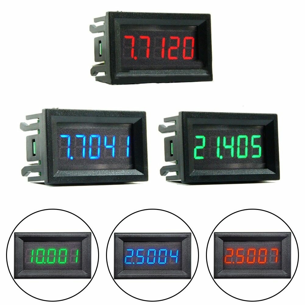 OZ-URJSH DC 0-4.3000-33.000V 5-значный цифровой вольтметр вольтметр автомобильная панель 4 провода