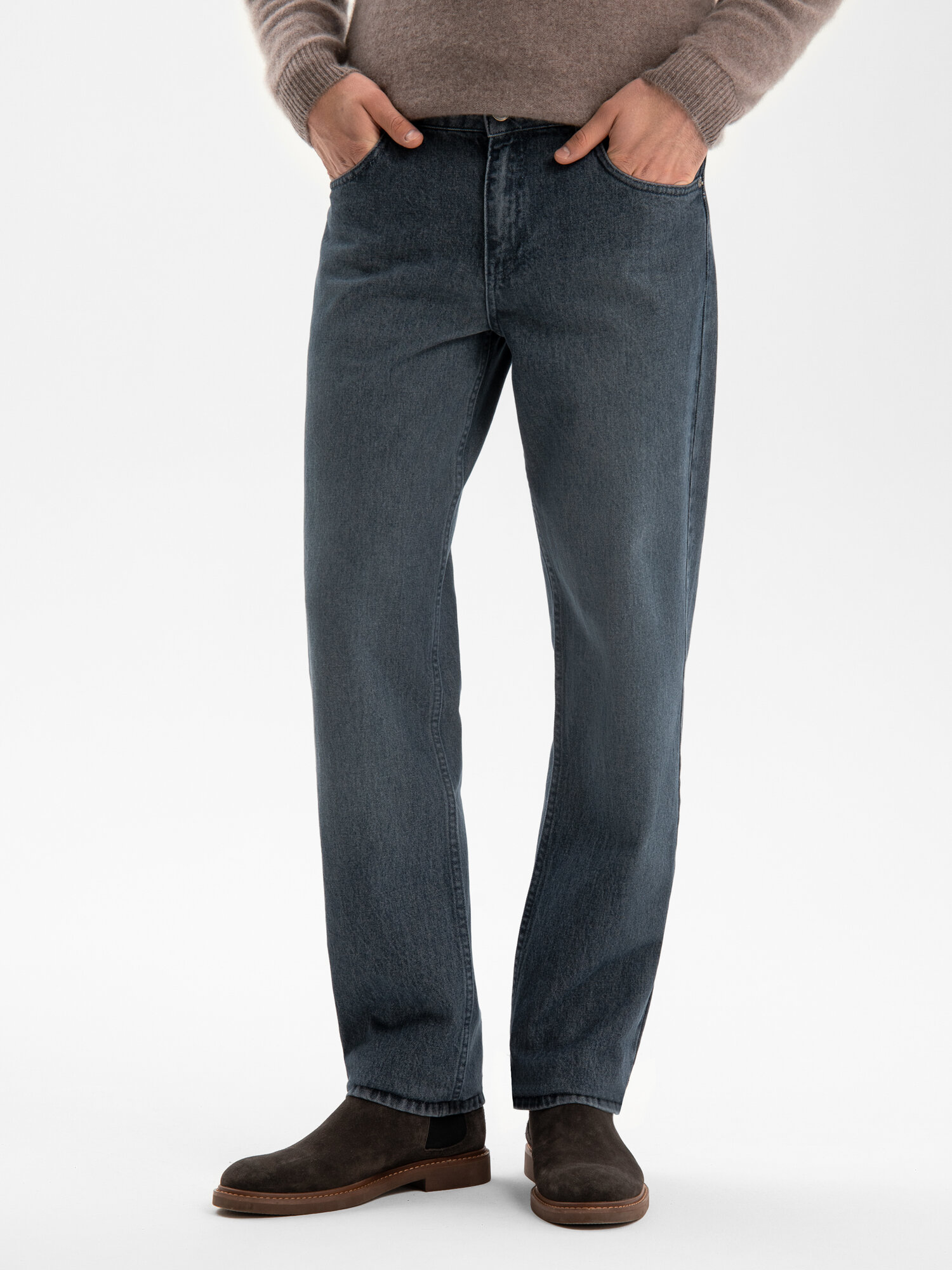 Джинсы широкие 