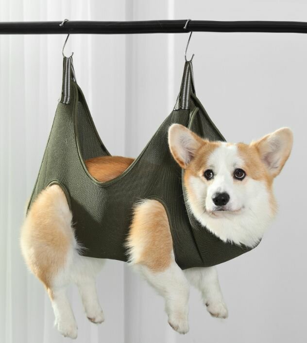Подвесной гамак для груминга, стрижки когтей собак, кошек / Сумка, мешок, приспособление для ухода за животными
