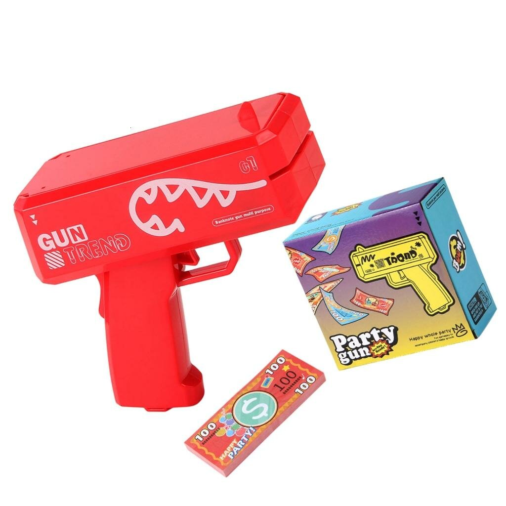 Денежный пистолет, красный - 2