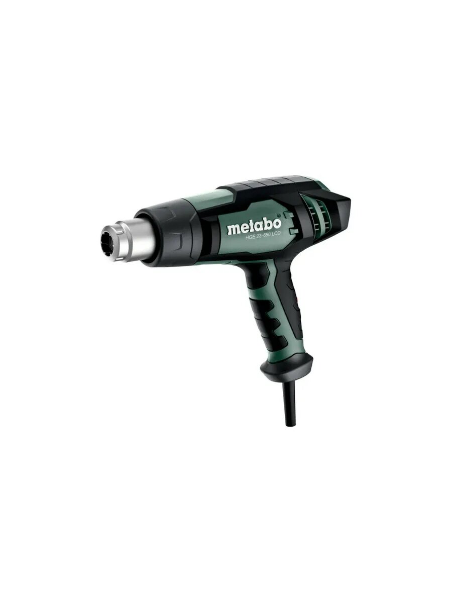 Строительный фен Metabo HGE 23-650, 2300 Вт, плавная регулировка температуры, защита от перегрева