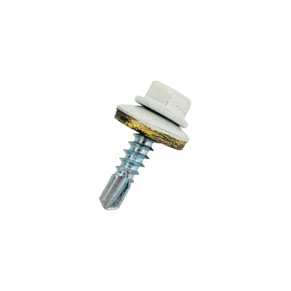 Кровельный саморез креп-комп 4,8x19 RAL9003 белый сигнальный 250 шт.