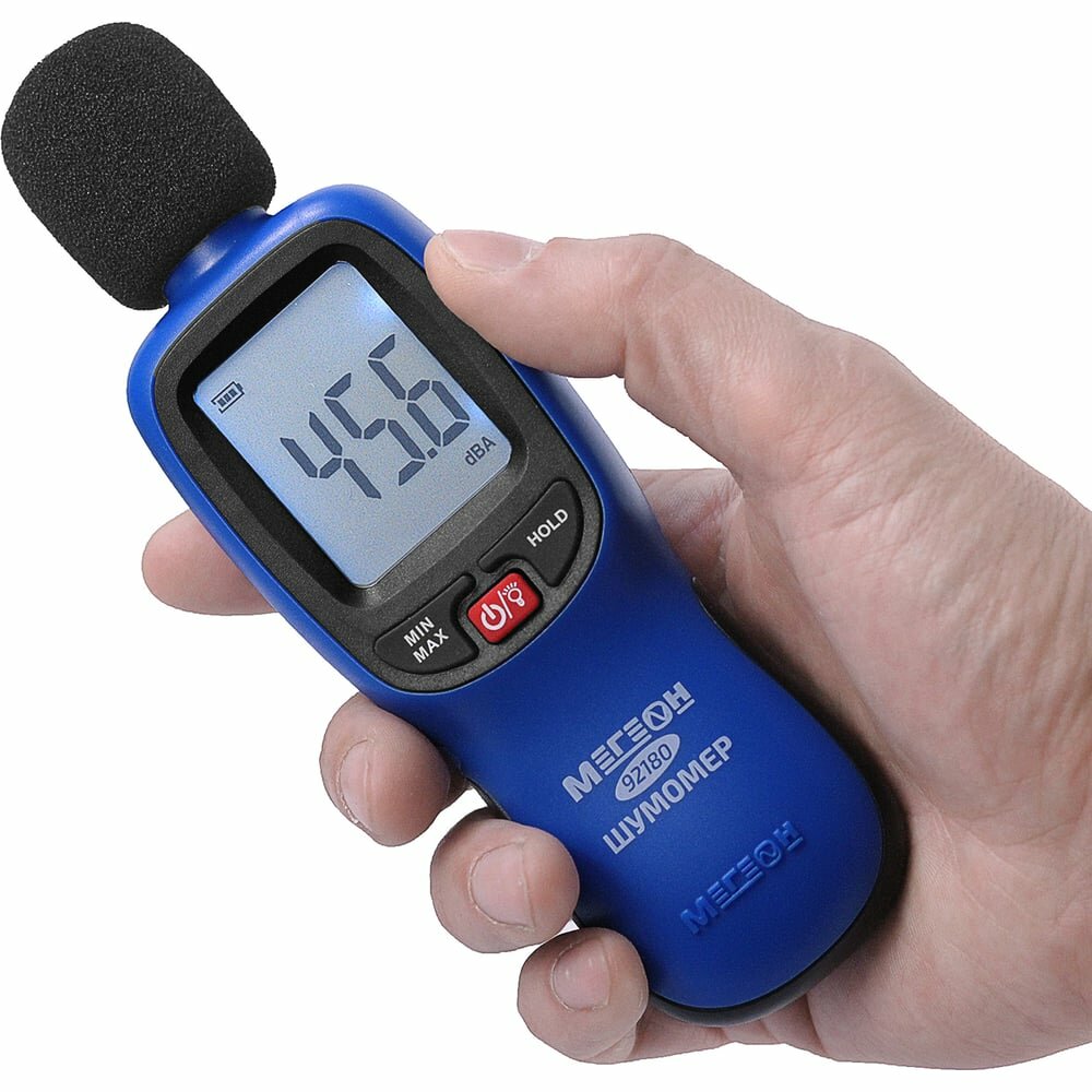 Цифровой измеритель уровня шума мегеон 92180 к0000037810