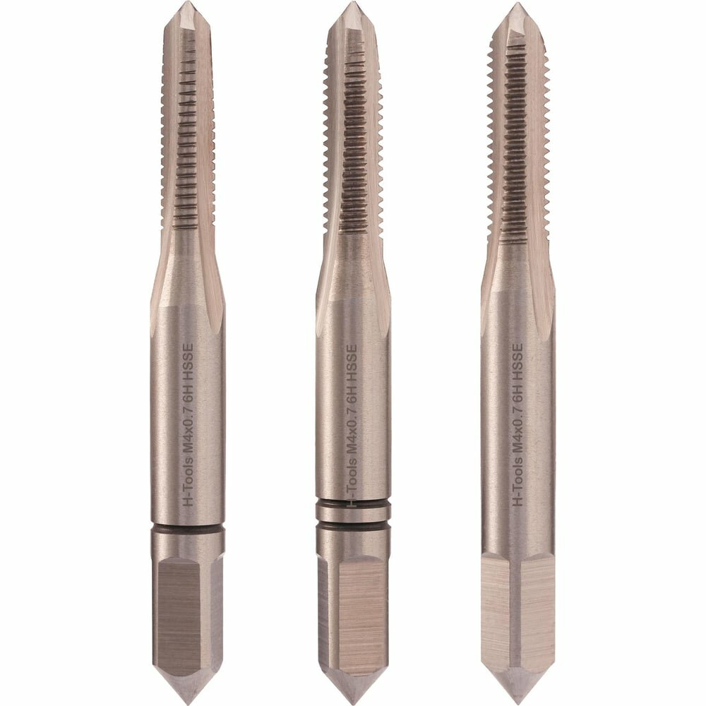 Набор метчиков из 3-х шт. H-Tools М4 шаг 0.7мм DIN352 HSSE 230040EHT