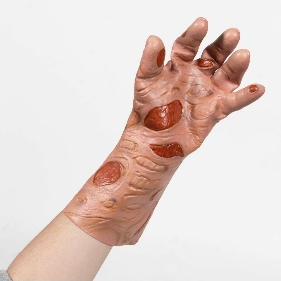 Латексная маска на Хэллоуин, головной убор, маска Фредди, перчатки, шляпа, аксессуары для вечеринок, косплея и ролевых игр.