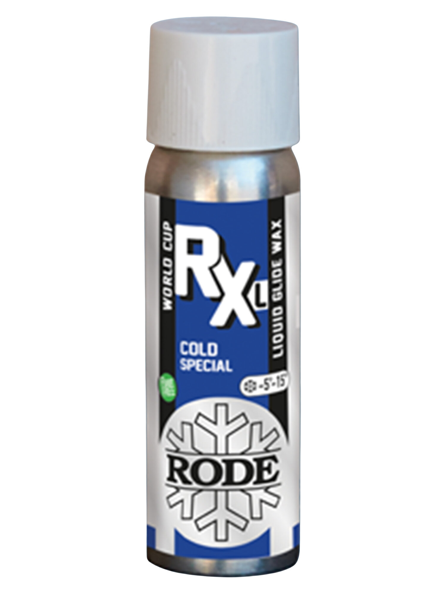Бесфтористый парафин скольжения жидкий RODE Racing World Cup Liquid Cold -5C°. -15C° 80ml