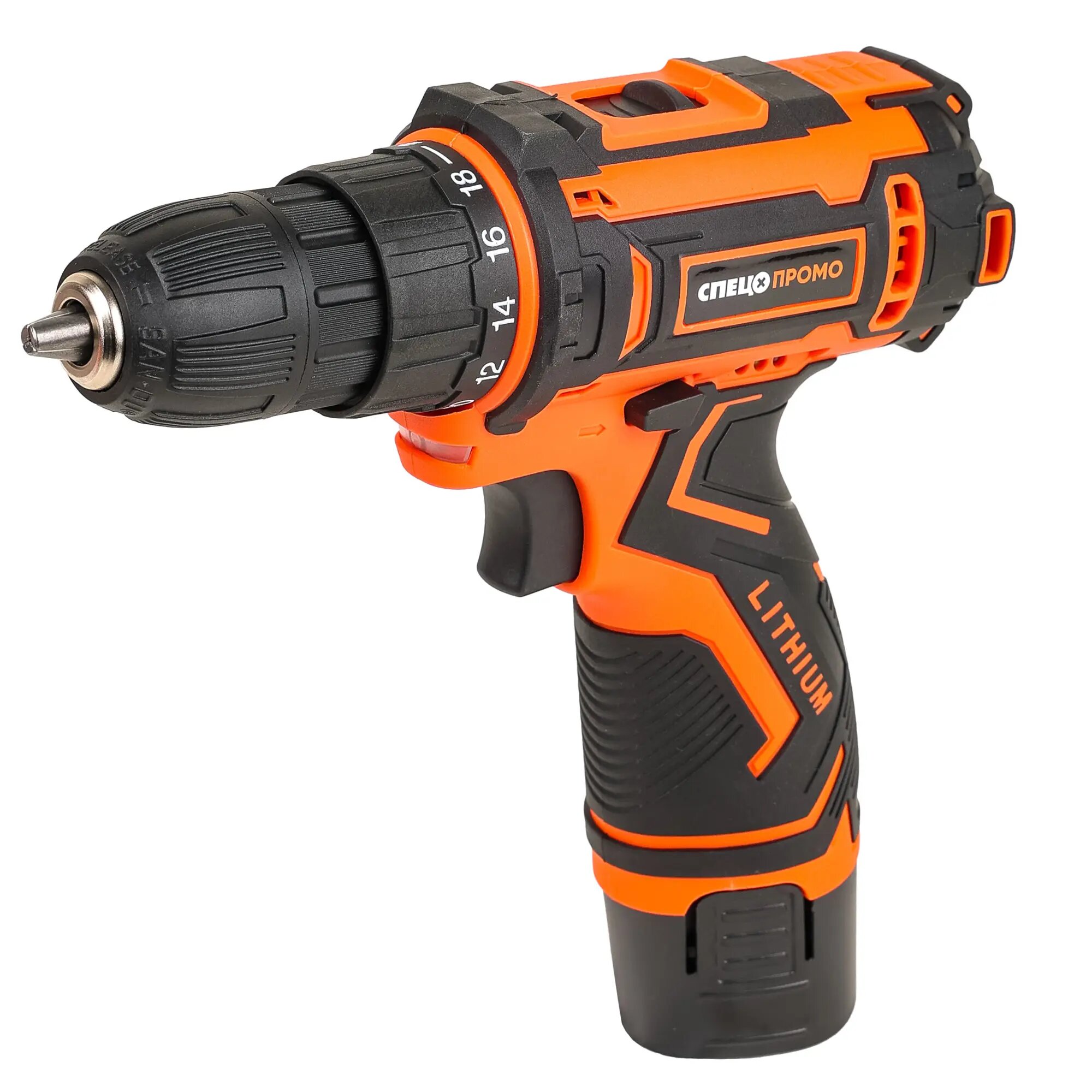 Дрель-шуруповерт аккумуляторная Спец Промо БДА12ЛИ3, 12 В Li-ion 2x2 Ач
