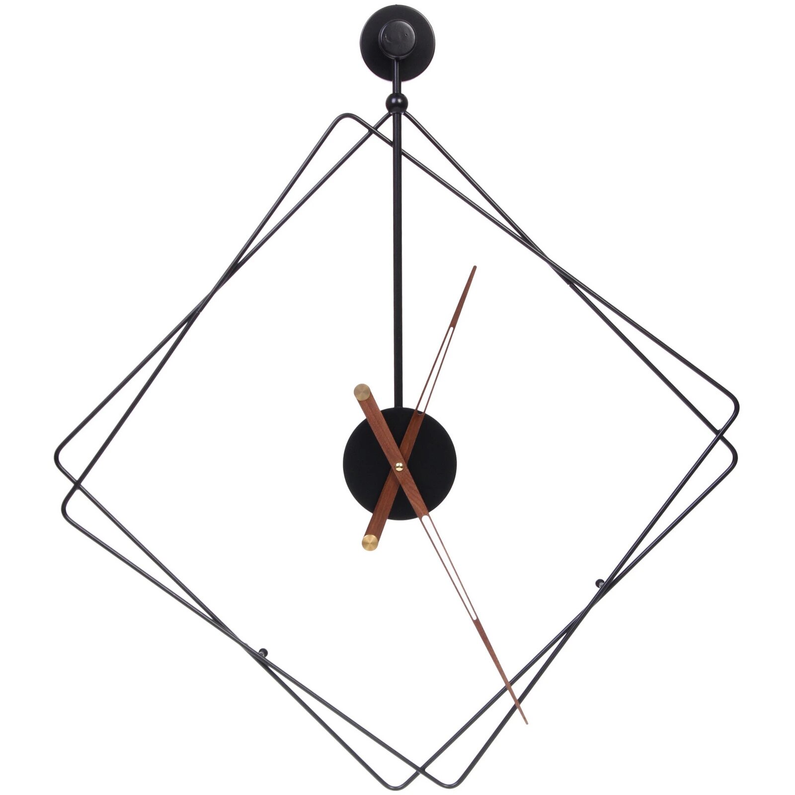 Часы настенные «LOFT HOME» 60х60 см, черные, металлический каркас, кварцевый механизм