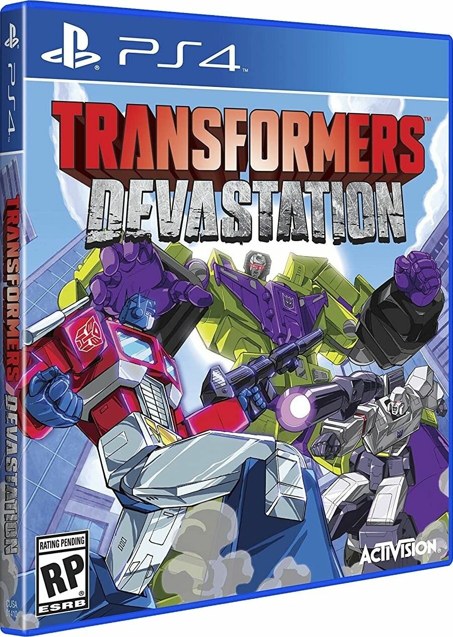 Видеоигра Transformers Devastation. Издание на диске. Английский язык на ps4/ps5.