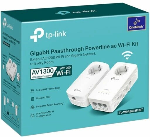 Адаптер PowerLine TP-Link TL-WPA8631P KIT — фото 1