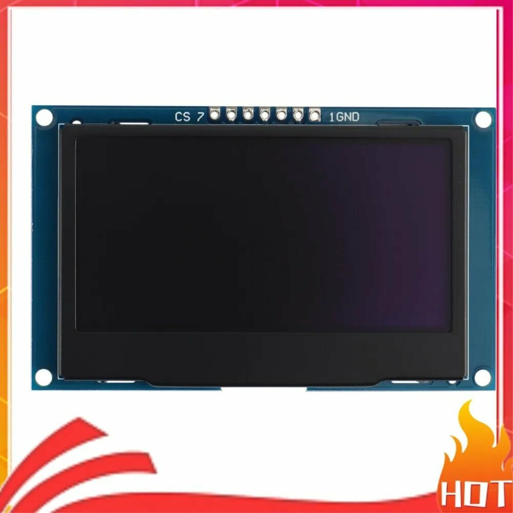 X0(A I D G) 2,42-дюймовый 12864 128X64 OLED-дисплей Модуль IIC I2C SPI Серийный ЖК-экран совместим с C51 STM32 SSD1309 (белый шрифт)