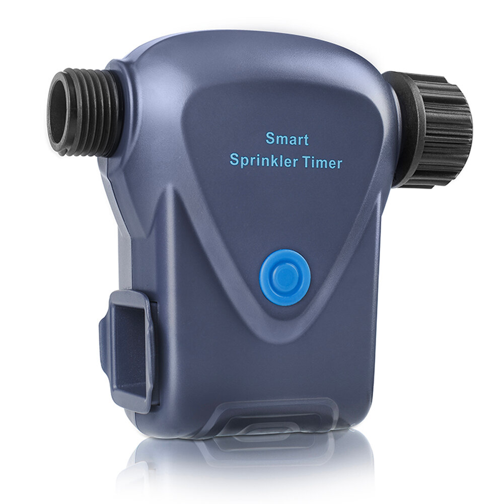 Тuya ZigBee 3.0 Таймер для дождевальных систем Сад Автоматическое поливное устройство Контроллер клапанов с интеллектуальным таймером Поддержка настройки времени и длительности полива с измерением и количеством Материал ABS Батарейки 4*1.5V AA (не