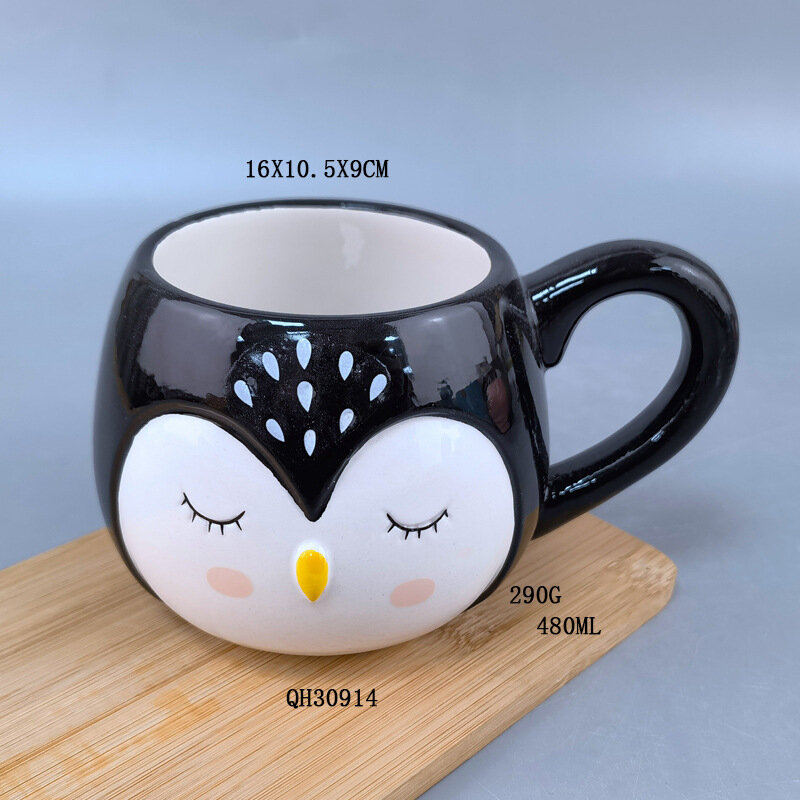 Тяжелая кружка из доломитовой глины, керамическая кружка с изображением ленивца, парная кружка для воды, кружка для кофе/молока, детская кружка с животными.