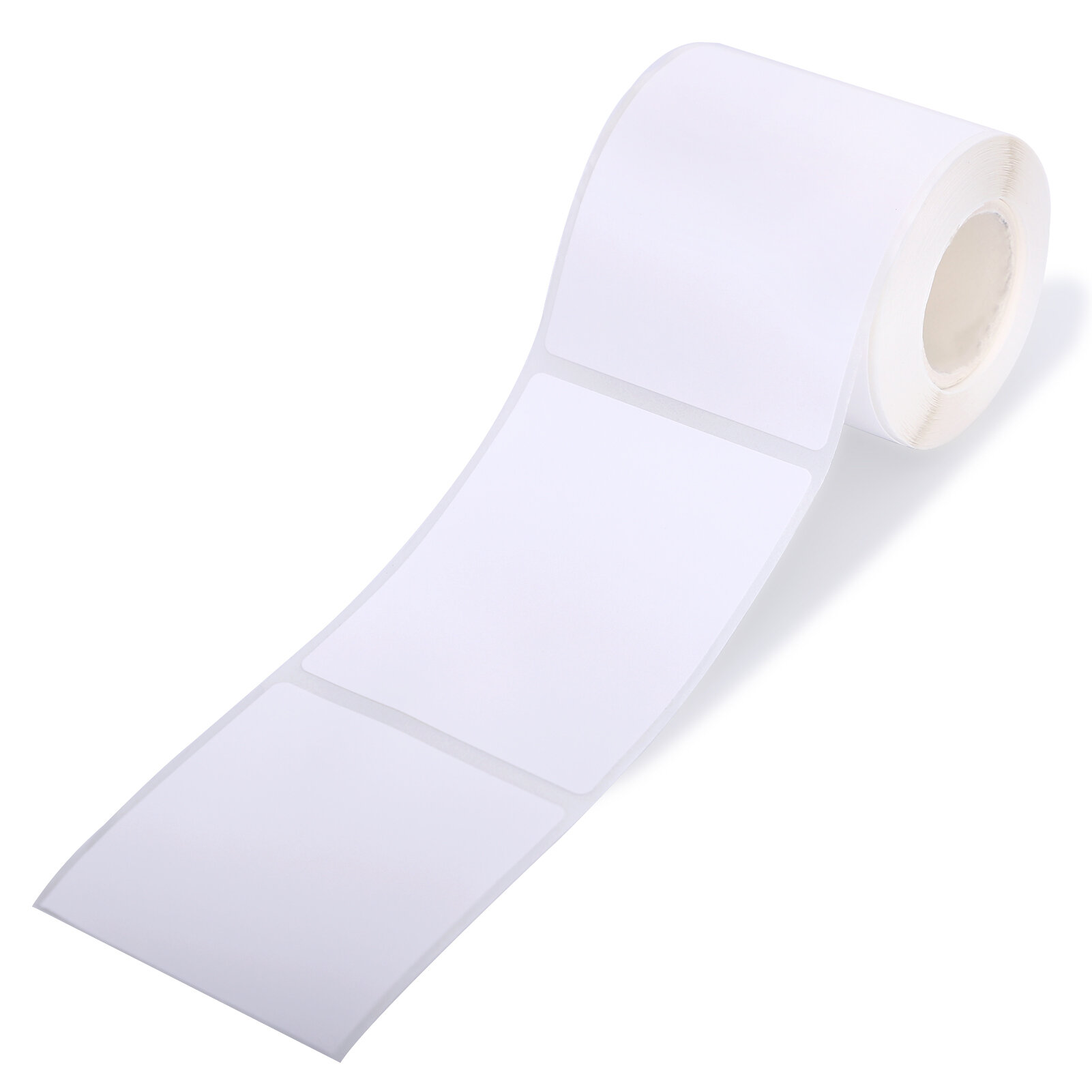 Бумага для этикеток термальная самоклеящаяся для принтера этикеток, водонепроницаемая, маслоустойчивая, разрывная для печати цен, названий, штрихкодов для принтеров серии DP23/DP30, белый цвет, размеры: 40*30мм-200 листов, 40*40мм-180 листов, 40*50мм-150