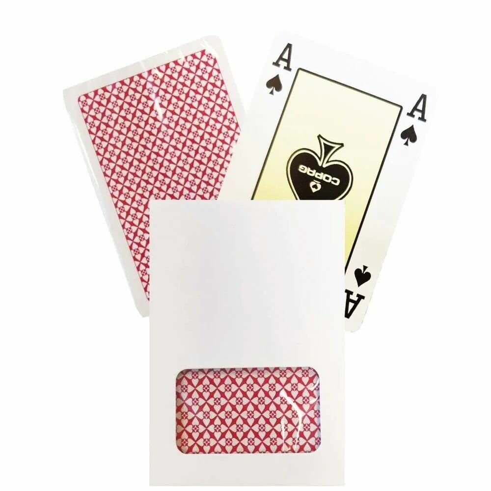 Карты игральные пластиковые "Copag Bridge (red)" 62300 Copag