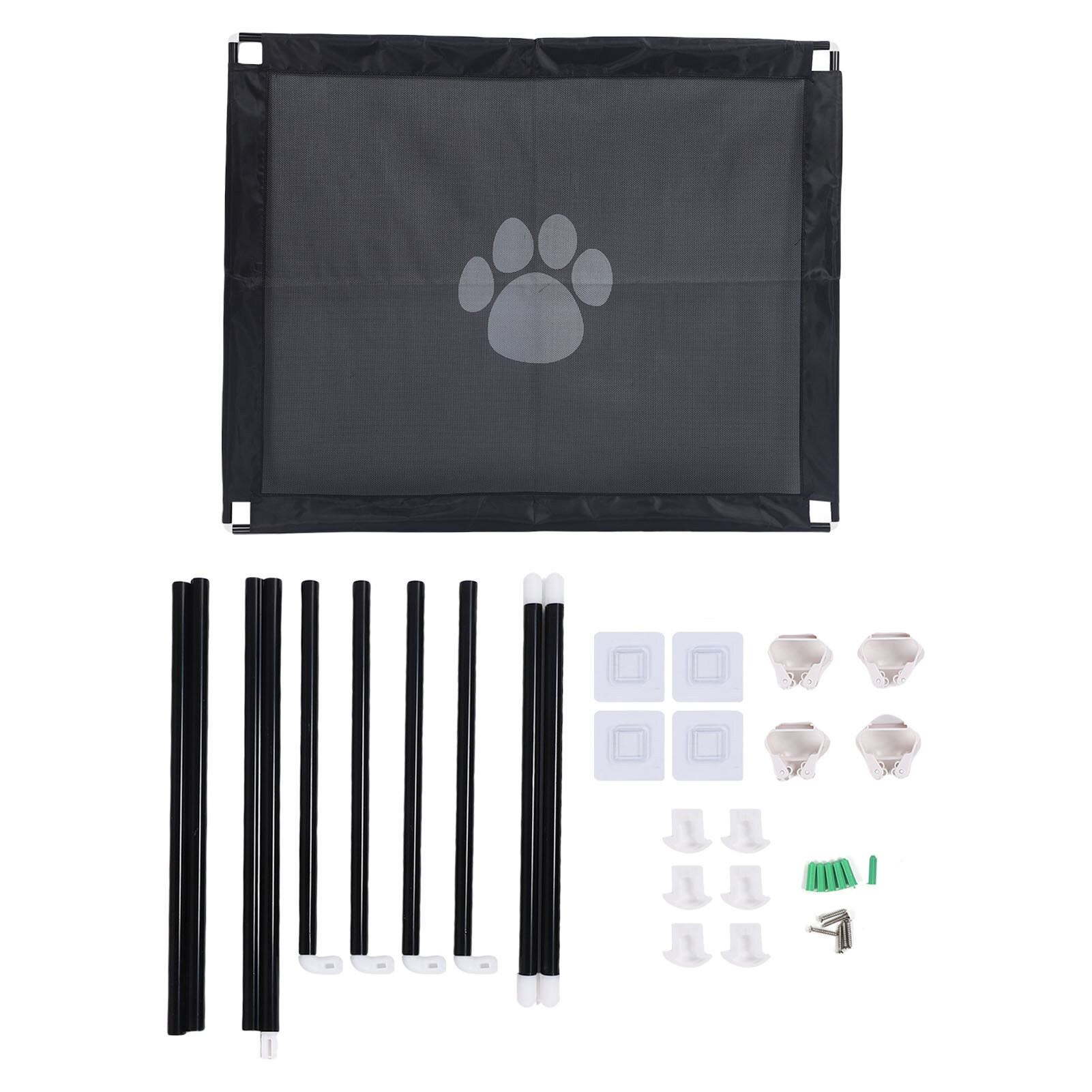 Переносная сетчатая защитная сетка для собак, ограждение для домашних животных, подходит для использования внутри и снаружи помещений.