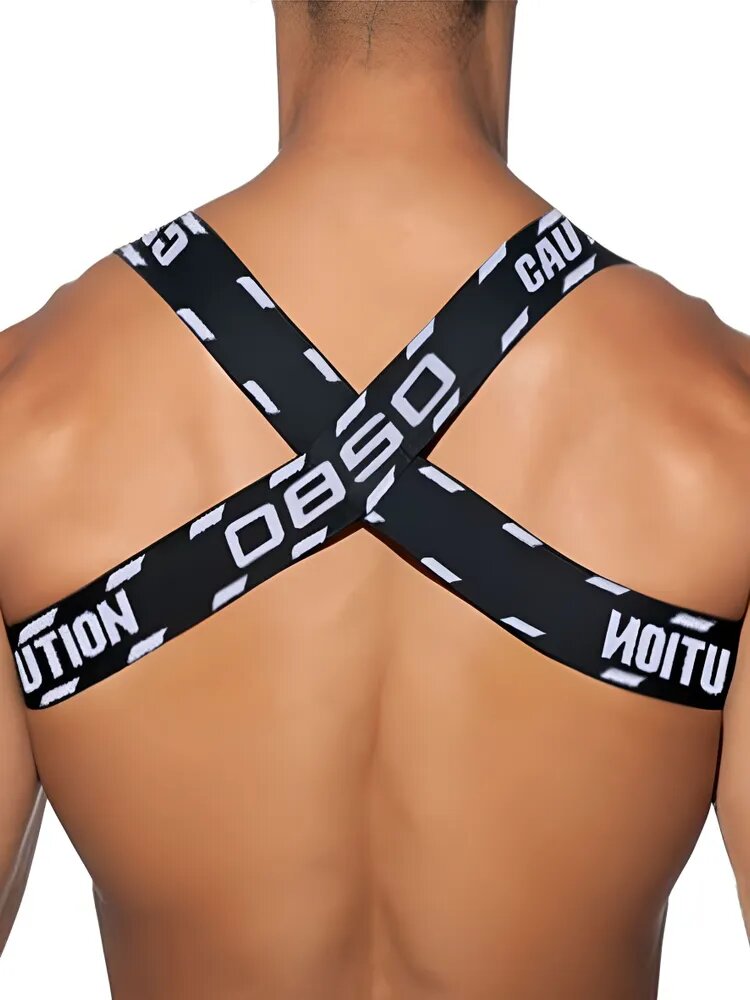 Мужская портупея черная полиэстр/спандекс BS BS8104-2 Один размер (F)