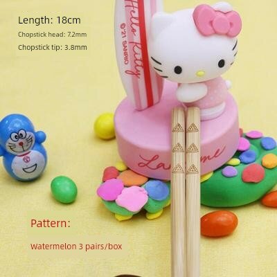 Детские тренировочные палочки для еды из цельного дерева, специально разработанные для малышей и детей ясельного