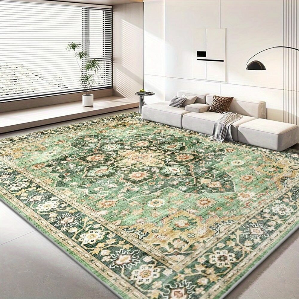 Роскошный бархатный ковер, нескользящая подкладка, с основой против скольжения, моющийся в машинке