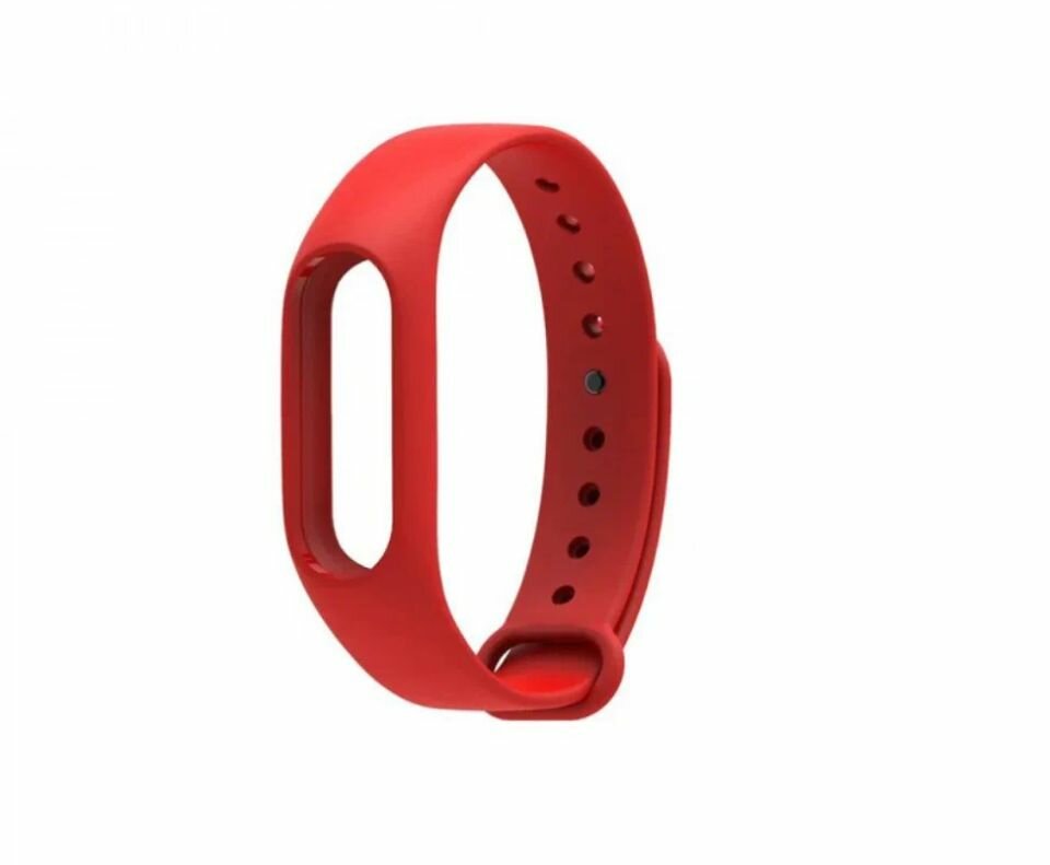 Сменный ремешок MyPads "Polimerico", для Xiaomi Mi Band 2, гипоаллергенный, красный