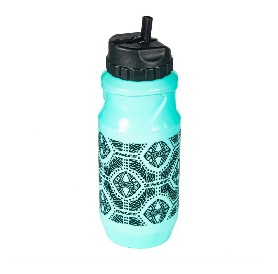 Велобутылка Enlee RR-20 Ornament Green 0,6 л, зеленая