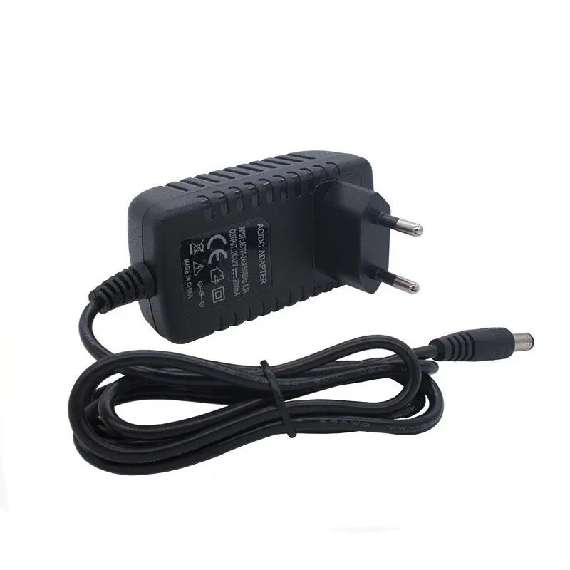 Универсальный адаптер питания 12V 2A 1.5A для трехцветного приемника
