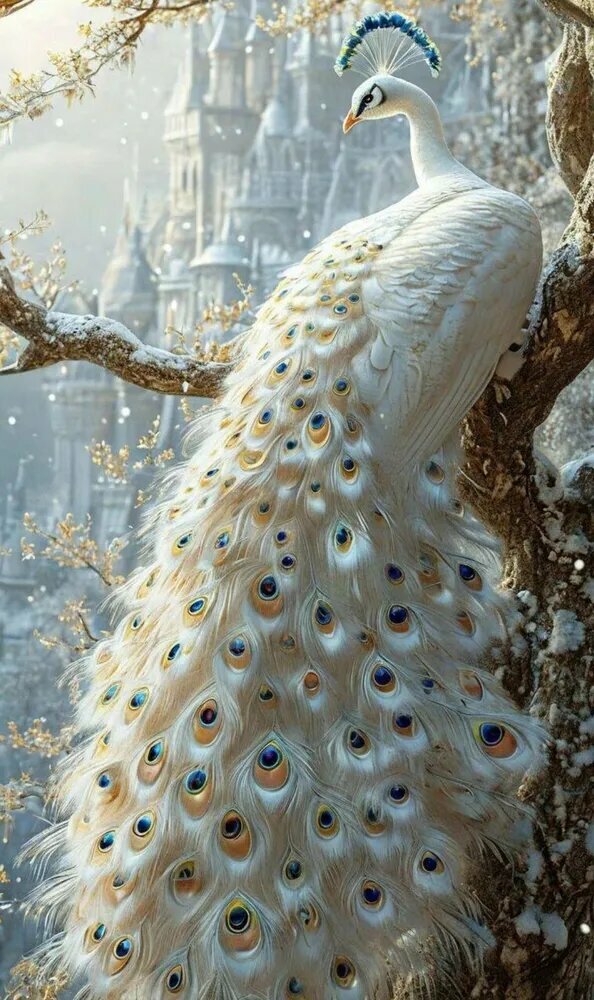 Алмазная Картина "Павлин" 40х50 См Алмазная Вышивка / Картина Стразами Подарков