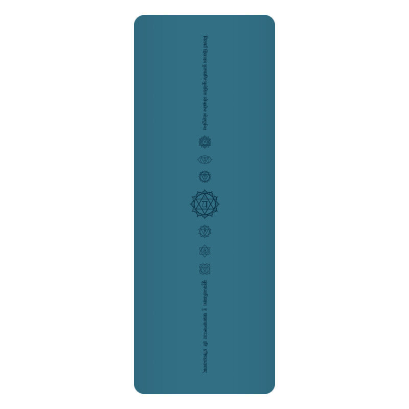 Белый коврик для йоги из искусственной кожи PU с натуральным каучуком - изготовленный на заказ, нескользящий, впитывающий пот фитнес-коврик, персонализированный танцевальный коврик в различных цветах.