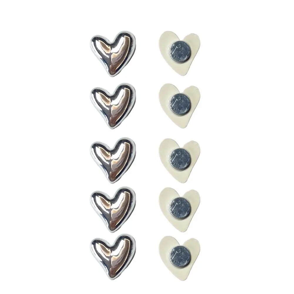 Акриловые магниты на холодильник, набор магнитов на холодильник, набор из 10 акриловых магнитов на холодильник с сердечком для домашнего офиса своими руками, кухни