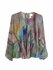 Блуза ANNTIAN Printed silk blouse, размер OneSize, коричневый