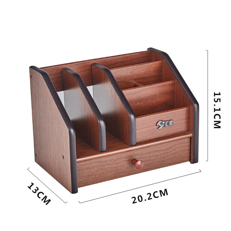 Бесплатная доставка Деревянный держатель для ручек Huixing Многофункциональный ящик для хранения Офисный декор Маленькая мебель Органайзер для рабочего стола Подставка для ручек