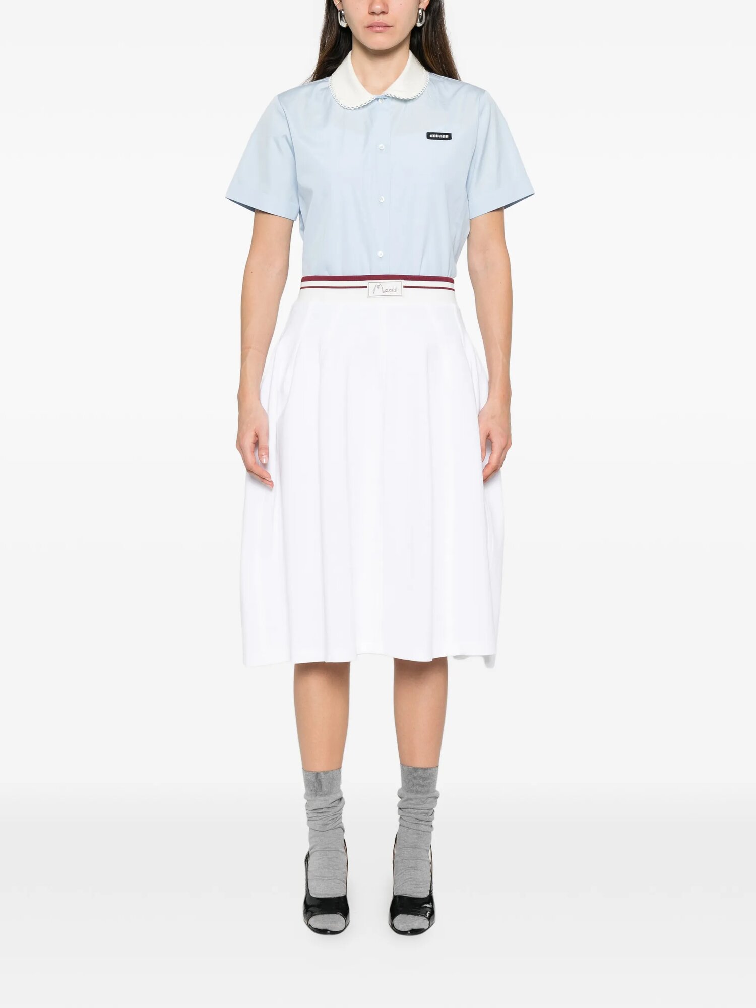 Юбка Marni, размер 42, white — фото 1