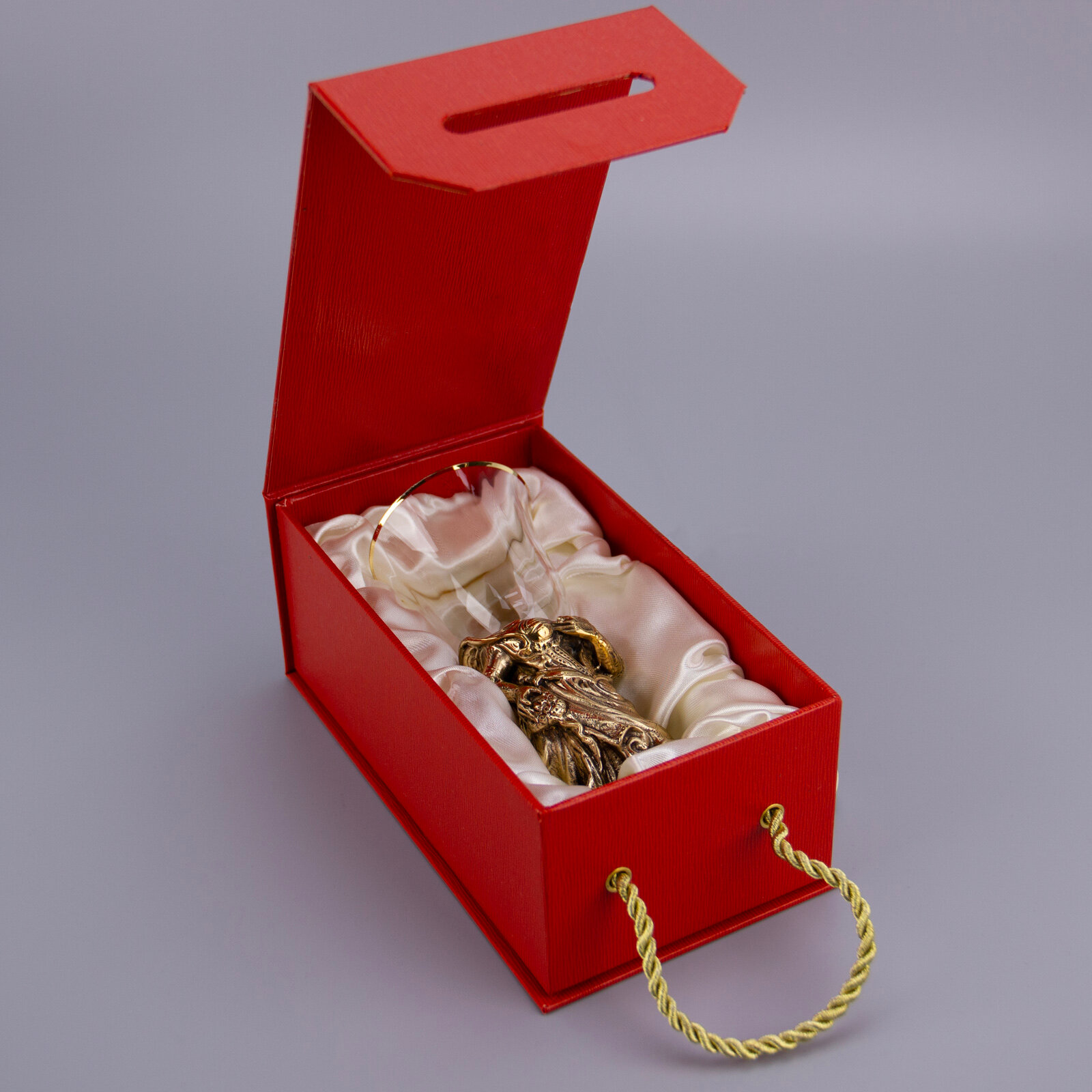 Стопка стеклянная "Дама" ССД-01