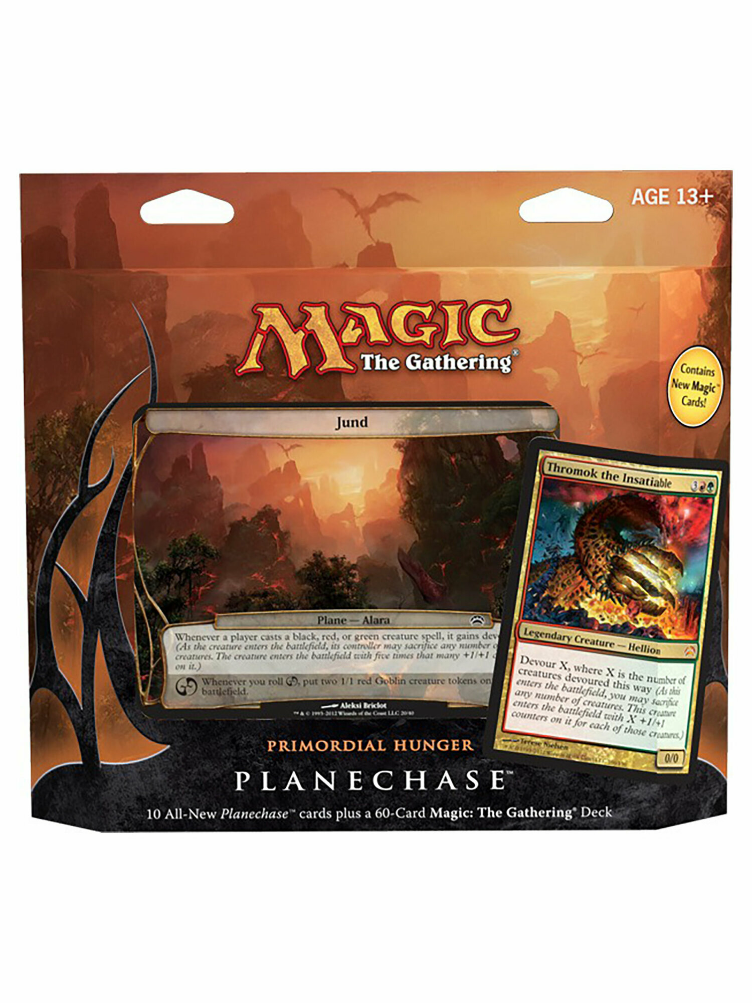 Magic The Gathering: Готовая колода MTG Primordial Hunger издания Planechase 2012 на английском