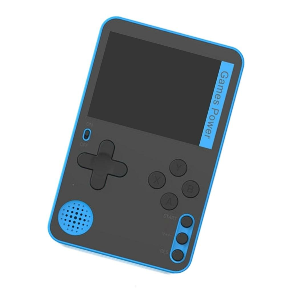 Портативная ретро-консоль с 500 играми, Синий