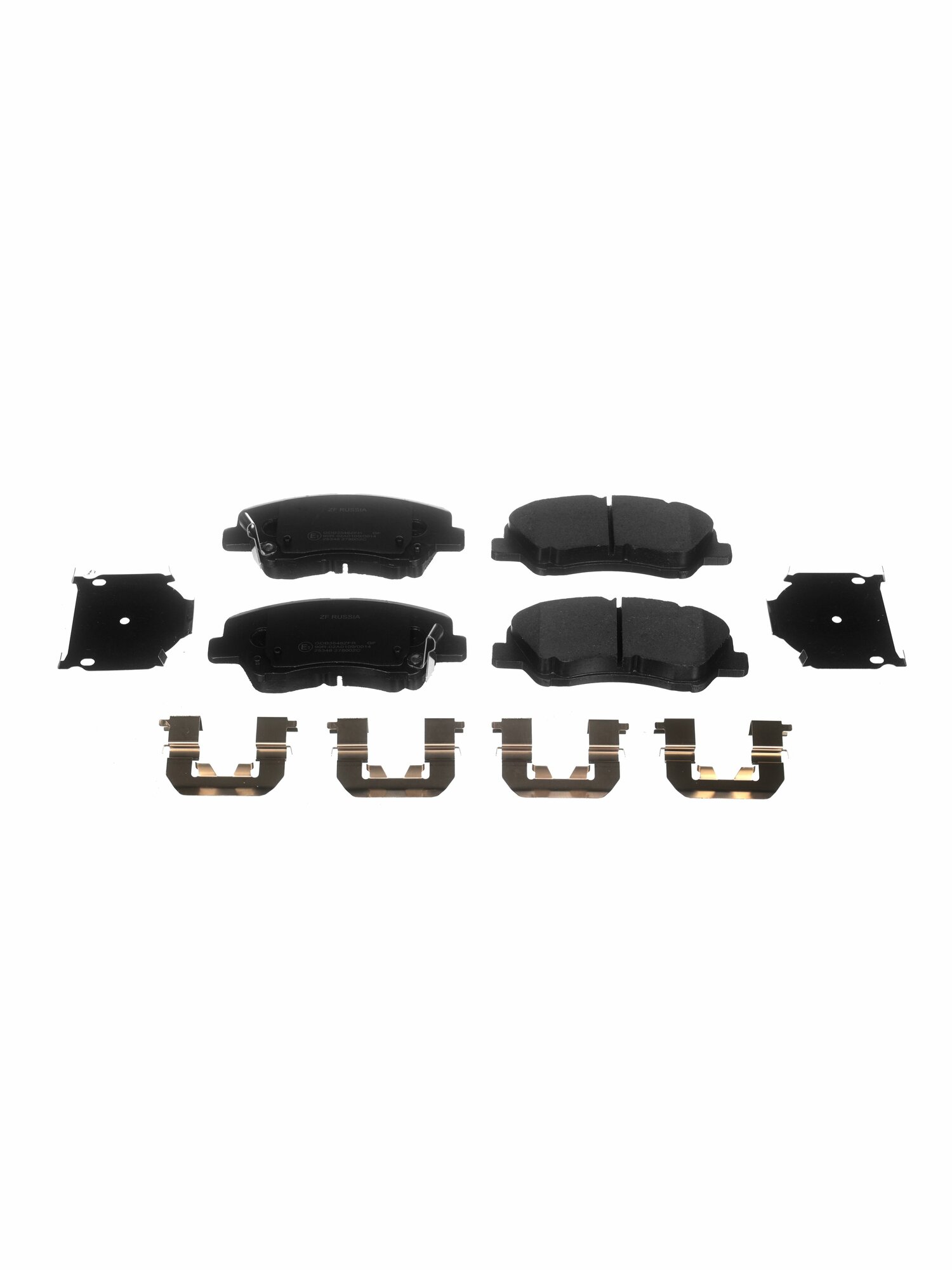 Колодки тормозные дисковые передние ZF RUSSIA (GDB3548ZFR)