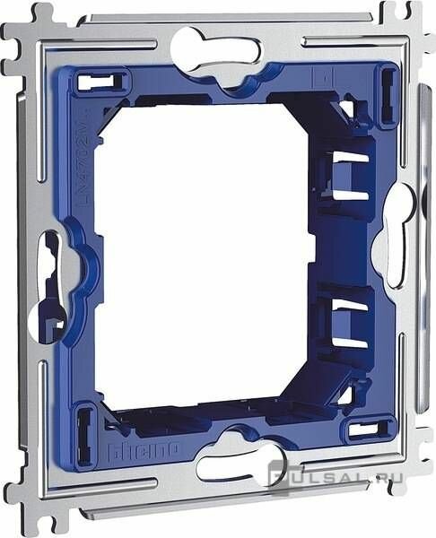 Суппорт Bticino металлический 1 пост, фиксация на винтах BTicino 1 пост металл