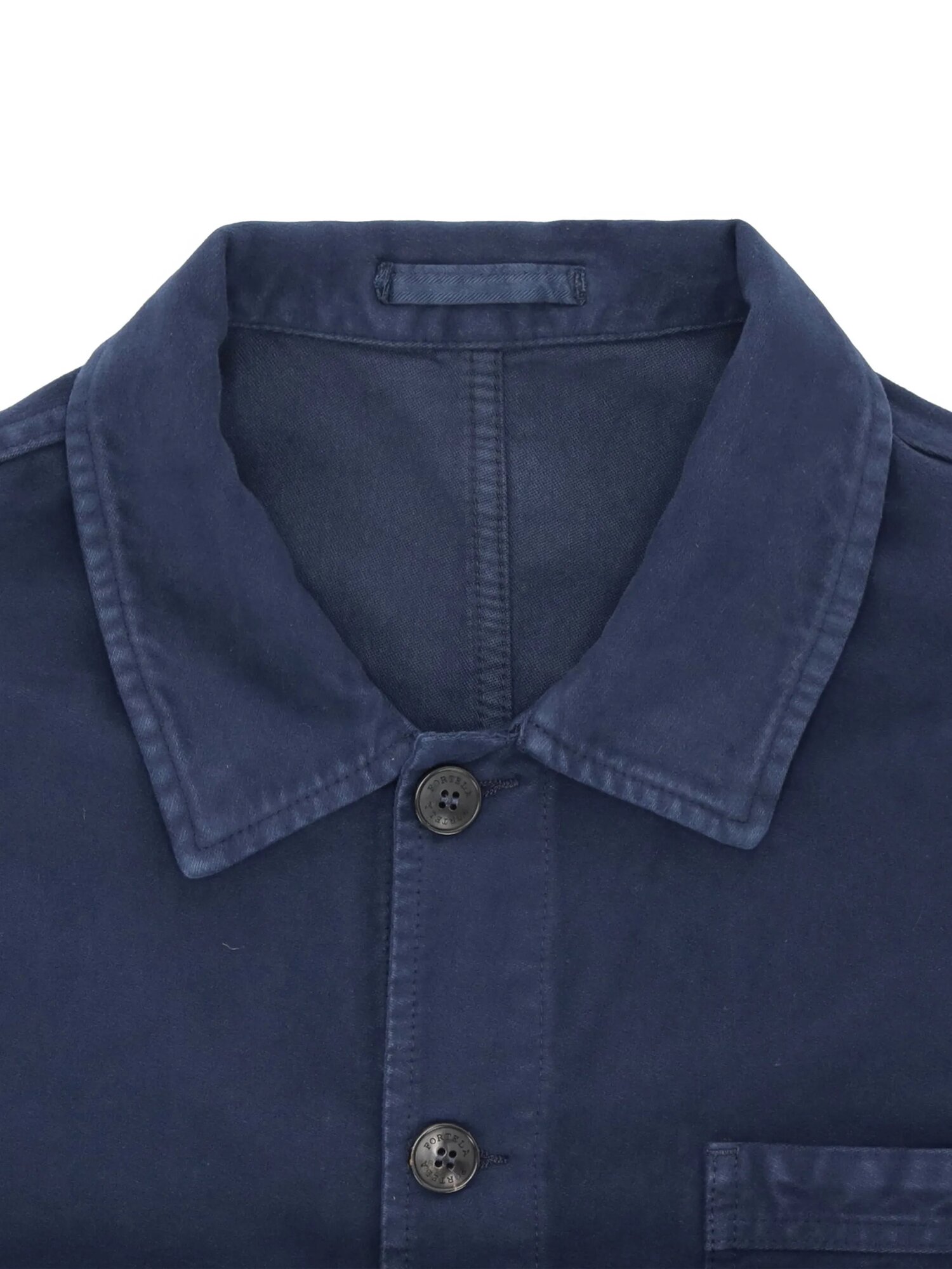 Куртка FORTELA Patch-pocket buttoned jacket, размер 52, blue — фото 1