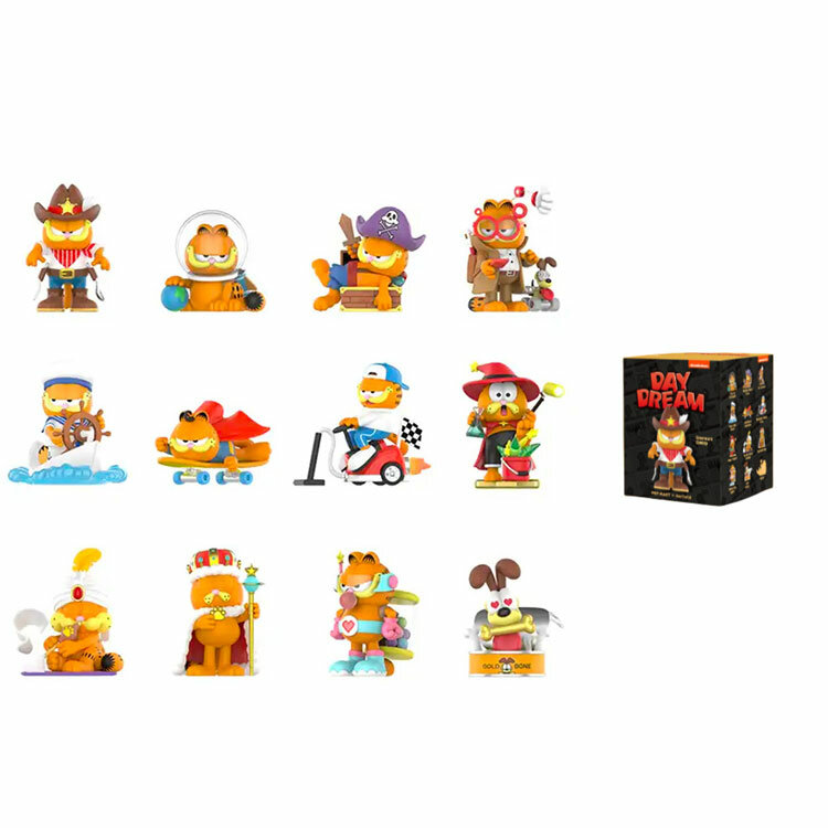 POP MART GARFIELD Daydream Мистические боксы, унисекс, Single Blind Box