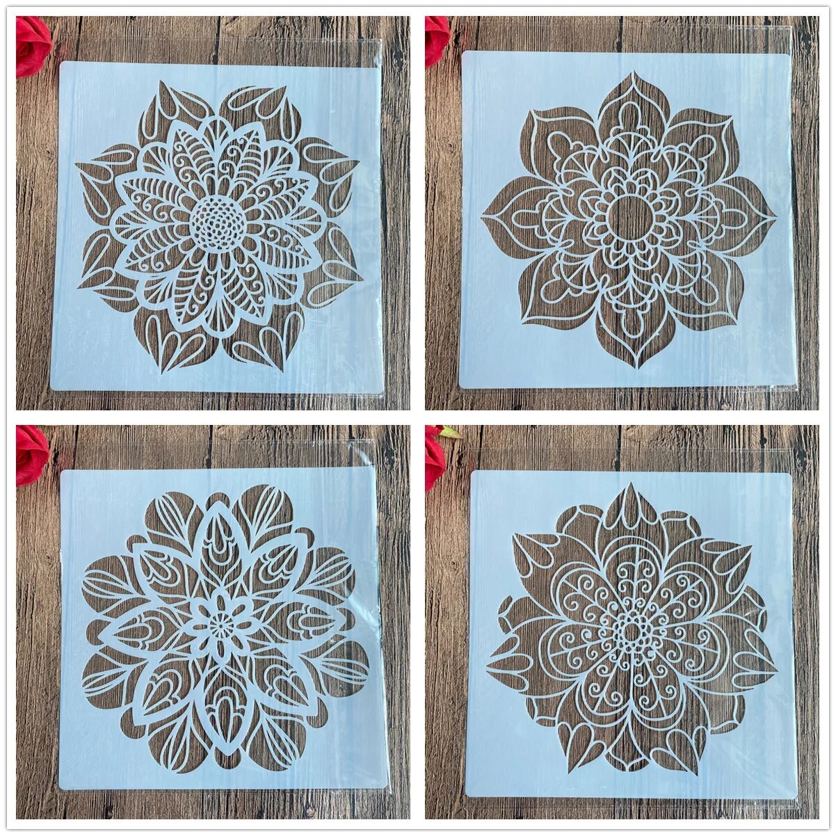 Мандала трафарет PenhuaMoban 20*20 см