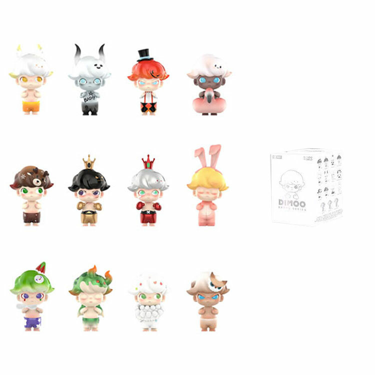 Коллекционная фигурка унисекс POP MART Dimoo Retro Series Magician, Single Mystery Box (Random Pick)